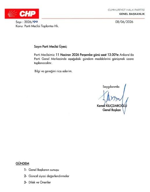 CHP'de PM toplanıyor