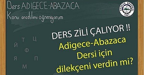 Adigece ve Abazaca Dersleri Yapılacak, Ama Nasıl?