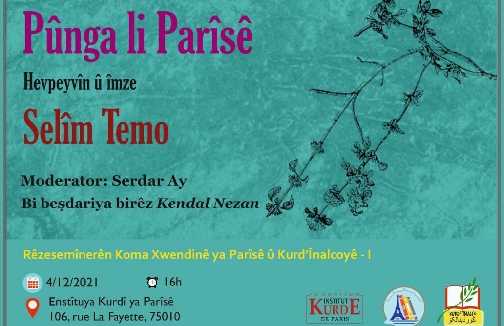 Selîm Temo wê li Parîsê behsa wêjeya kurdî bike